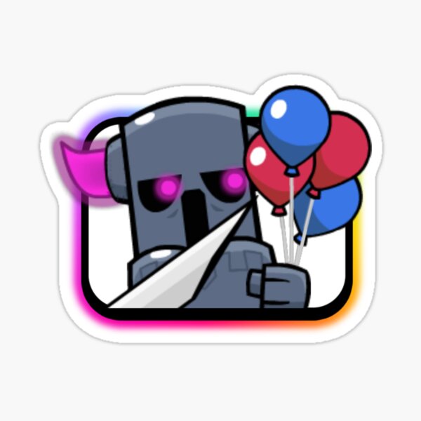 "Clash Royale - Pekka Baloon Emote" Sticker by Ratenight | Redbubble