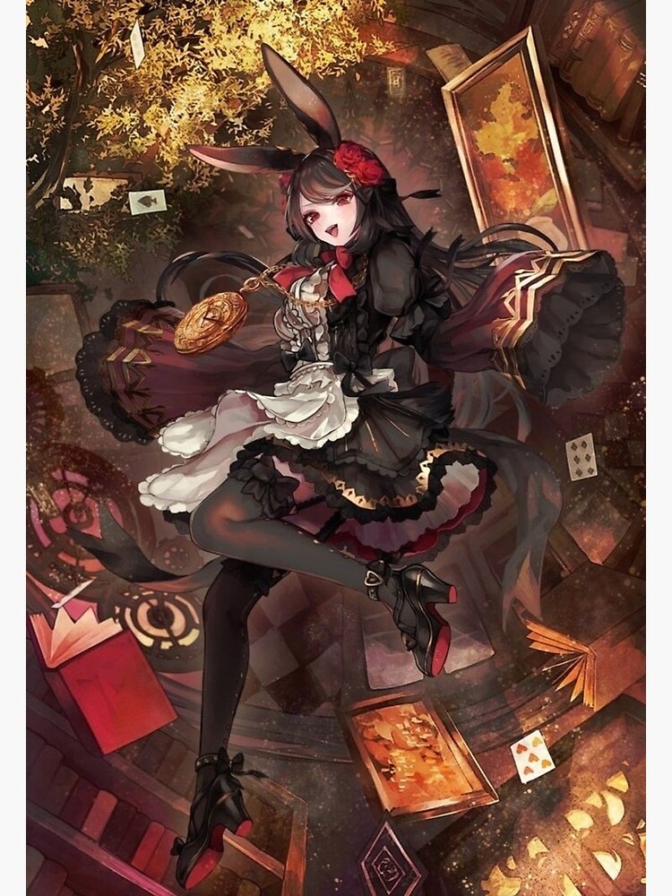 "Rabbit Hole || Anime girl" Poster for Sale by AszaAri | Redbubble
