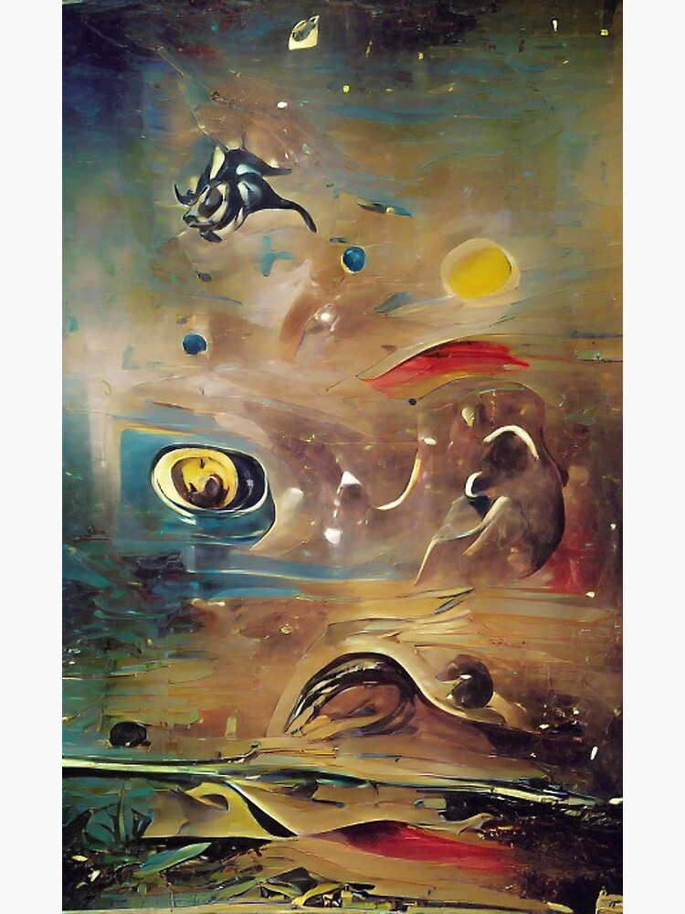 "Space S.Dali style Art" Poster for Sale by NeuralProd | Redbubble