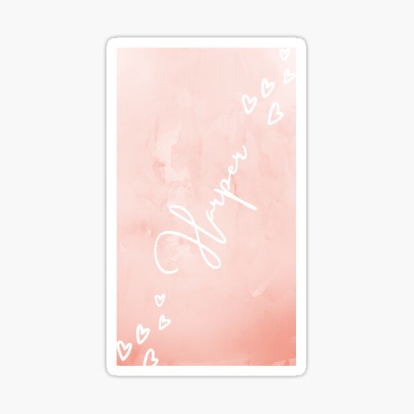 "Harper" Sticker for Sale by boki987 | Redbubble