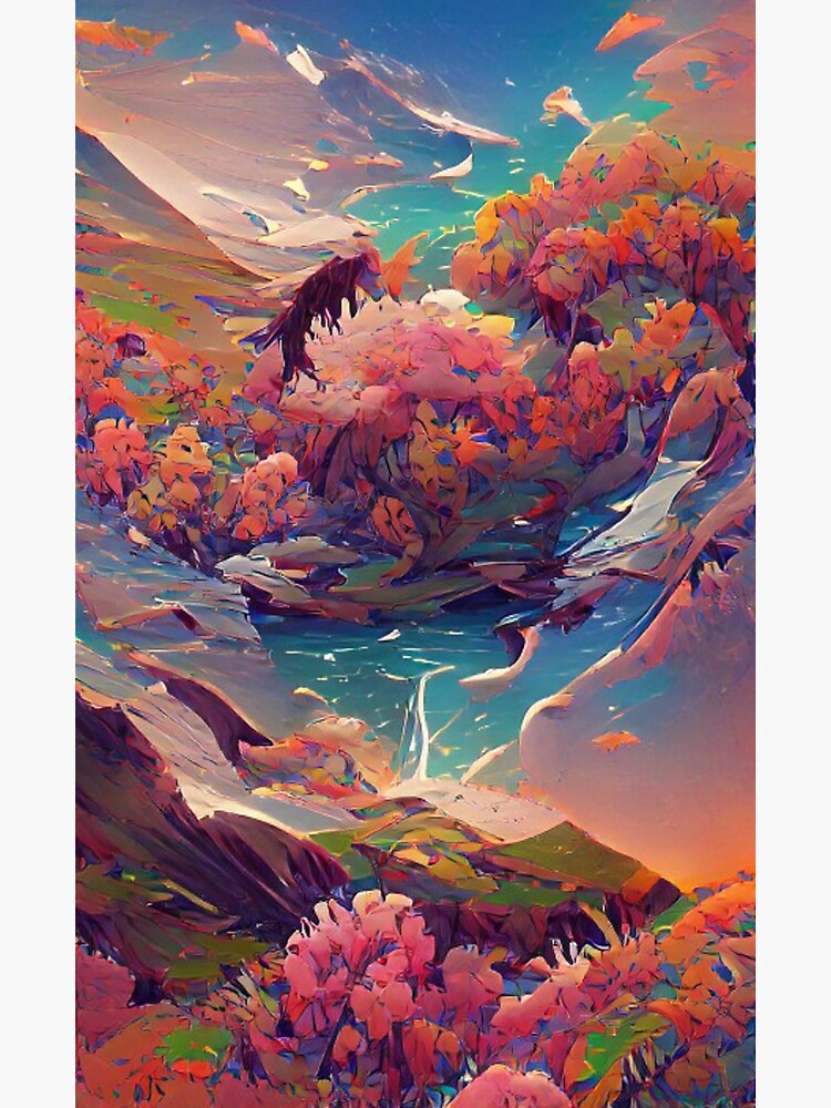 "Nature Provenance style Art" Sticker for Sale by NeuralProd | Redbubble