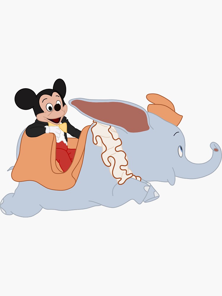 "Dumbo Ride Sticker" Sticker by DanielSchmiedel | Redbubble