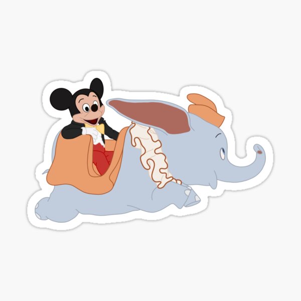 "Dumbo Ride Sticker" Sticker by DanielSchmiedel | Redbubble