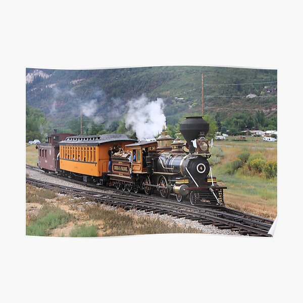 "Eureka & Palisade Steam Train Historic Vintage Engine Locomotive ...