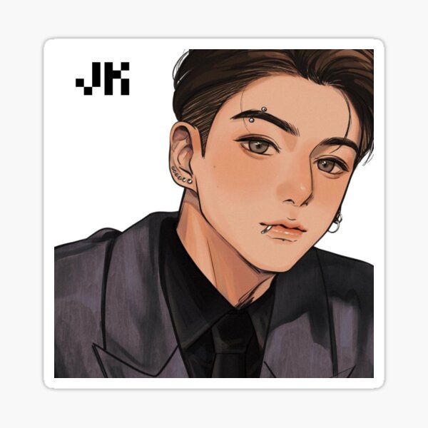 "Jk! " Sticker for Sale by Personna | Redbubble