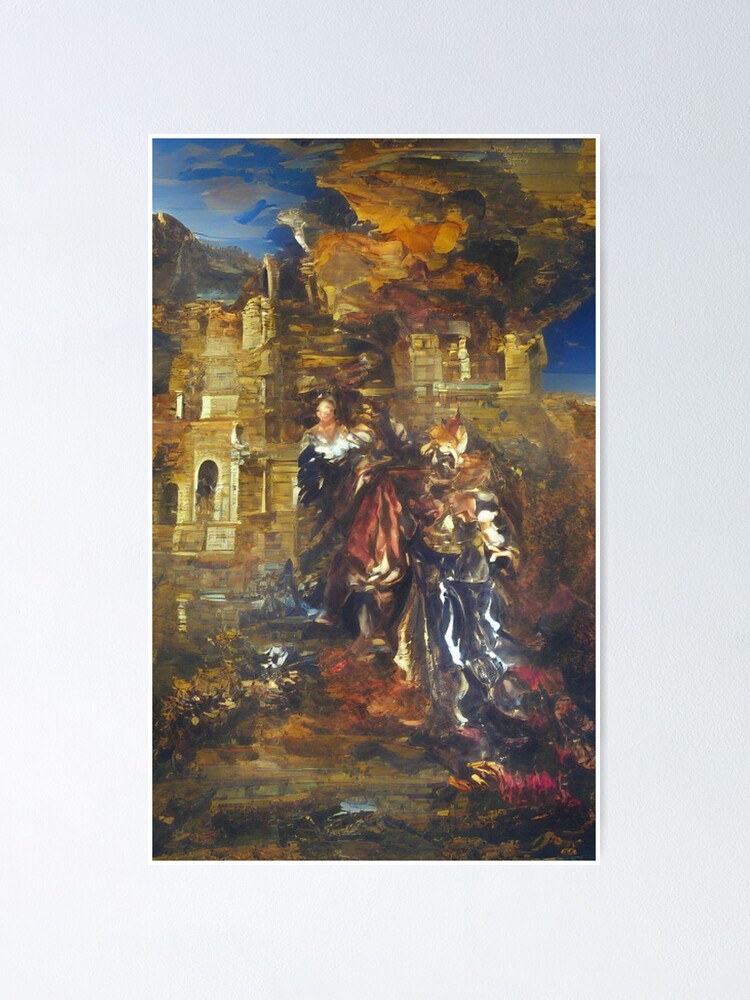 "Castle Baroque style Art" Poster for Sale by NeuralProd | Redbubble