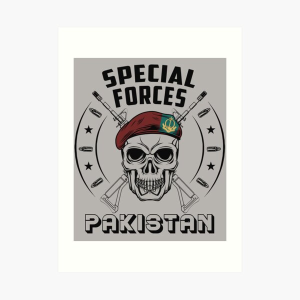 "Pakistan Pak Army SSG Pakistani Special Force #1794" Art Print for ...