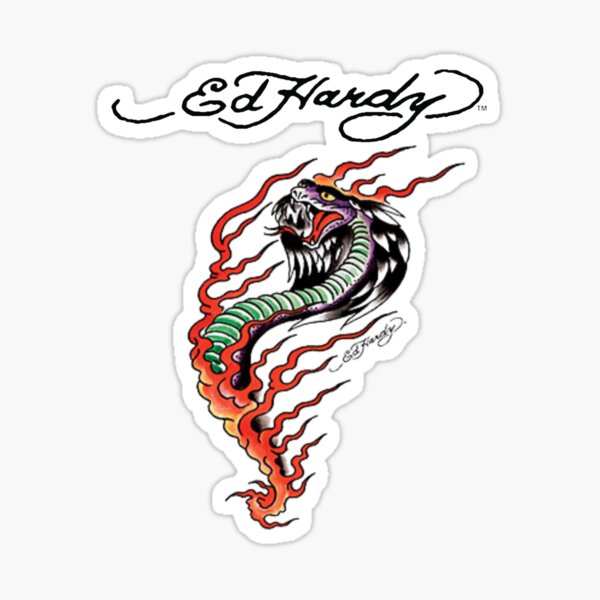 "ed hardy cobra" Sticker for Sale by ismawak | Redbubble