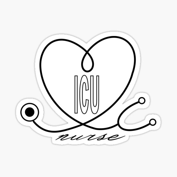 "ICU Nurse | intensive care unit | Funny Nurse design | Shirt | Sticker ...