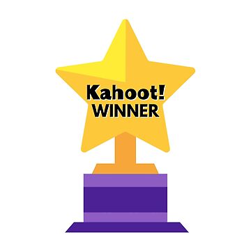 "Kahoot Winner" Sticker for Sale by ladylaughprints | Redbubble