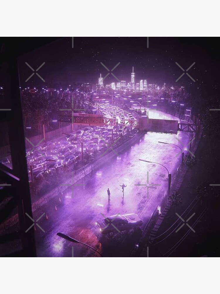 "Aesthetic Purple Reflection " Poster for Sale by thundercloset | Redbubble