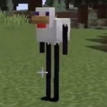 "cursed chicken " Sticker for Sale by joshsimone | Redbubble