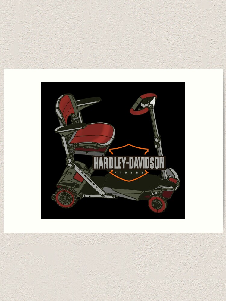 "Mobility Scooter Cartoon" Art Print for Sale by Centuryvault | Redbubble