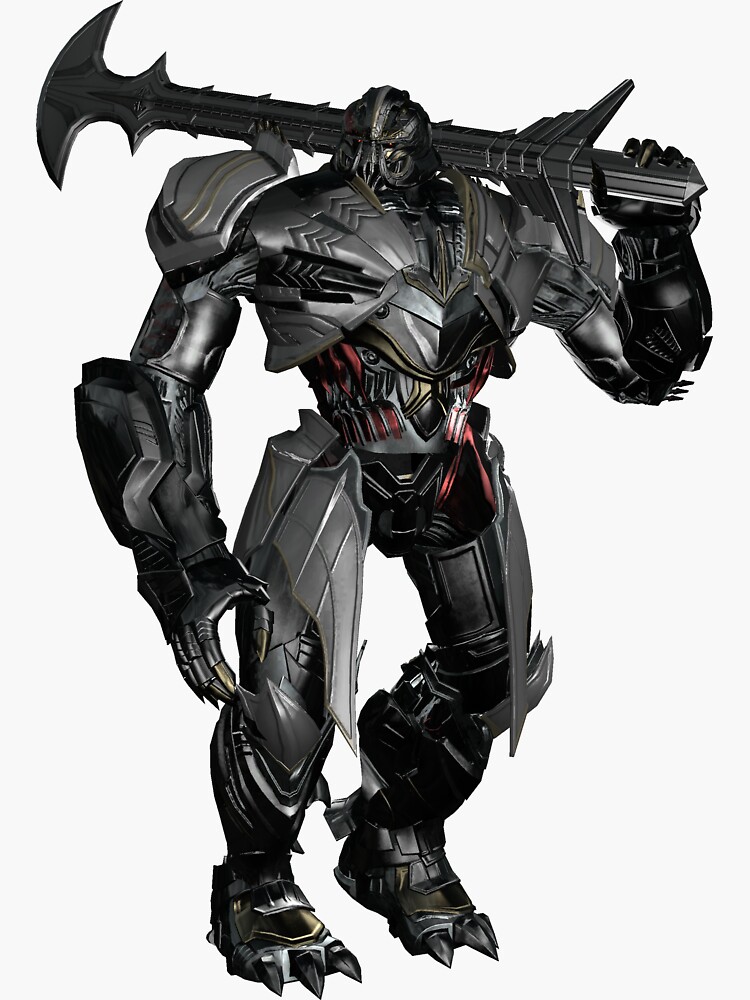 "Transformers Megatron" Sticker by yabaSPACE | Redbubble