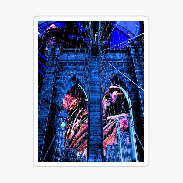 "Bkny liberty lady " Sticker for Sale by Abstrakjsnc101 | Redbubble