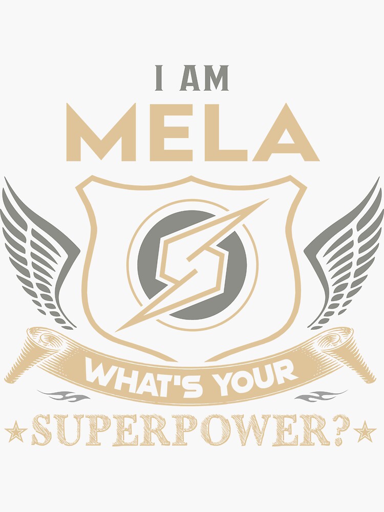 Pegatina «Camiseta con el nombre de Mela - Soy Mela ¿Cuál es tu ...