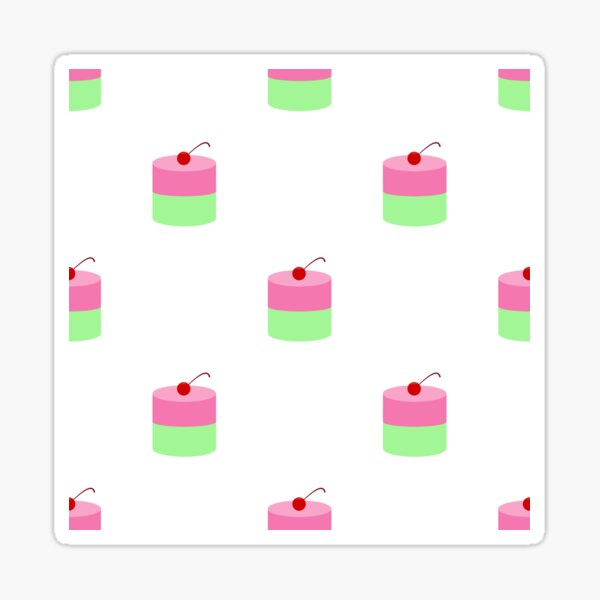 "cute pudding with cherry fruit topping" Sticker for Sale by fatonial ...