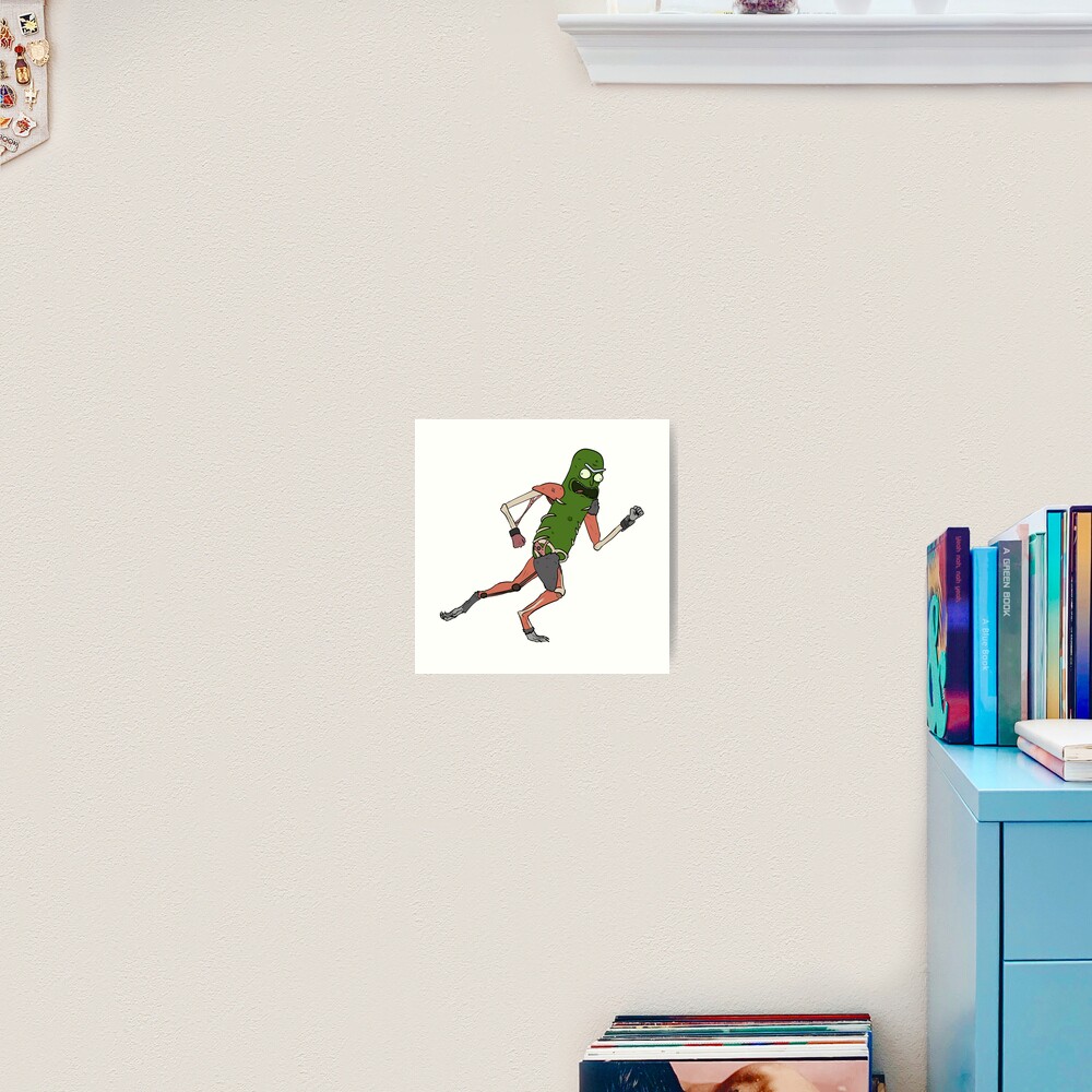 Impression artistique « rick and morty, pickle rick, meule, rick ...