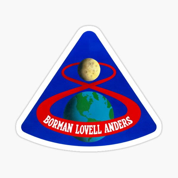 "NASA Space Mission Patch - Apollo 8" Sticker for Sale by ...
