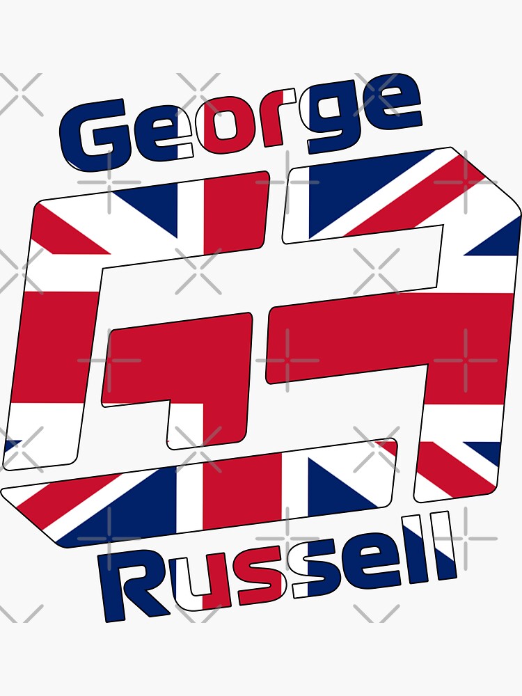 "George Russell 63 F1 2022" Sticker for Sale by larsmeijer11 | Redbubble