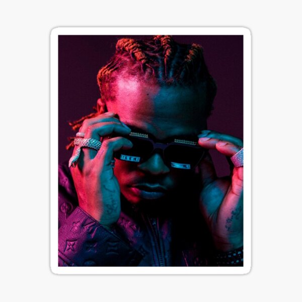 "Gunna Eyeglasses " Sticker for Sale by JosieFlowerr | Redbubble