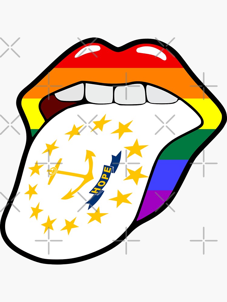 "Rhode Island LGBT Rainbow Flag , Rhode Island USA Pride Flag, Cute ...
