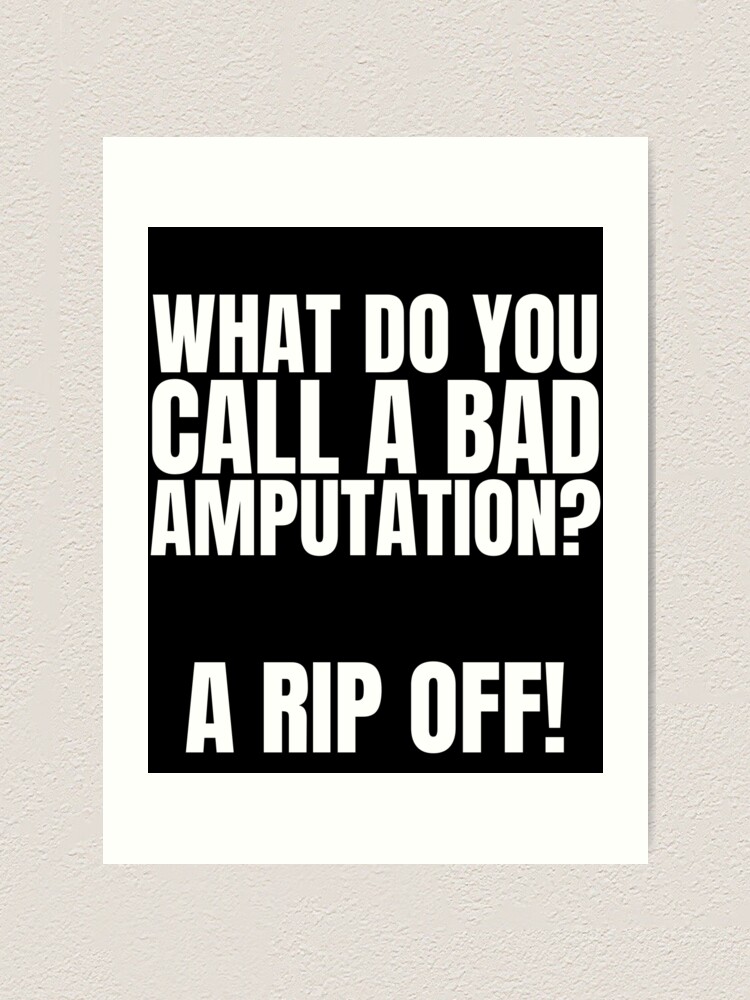 "A Rip Off, Amputee Joke, Amputee Humour, Amputee, Amputee, Amputee ...