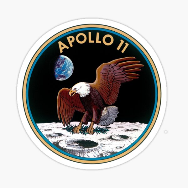 "NASA Space Mission Patch - Apollo 11" Sticker for Sale by ...