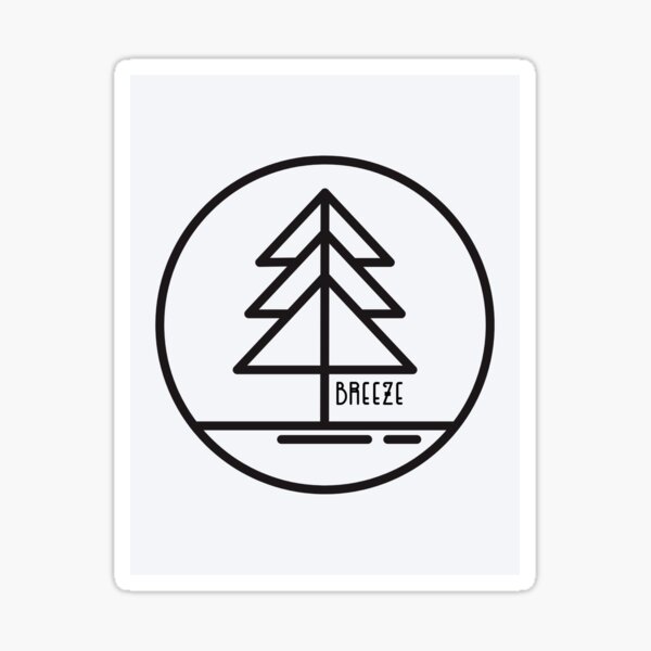 "BREEZE" Sticker by Mr-DM | Redbubble