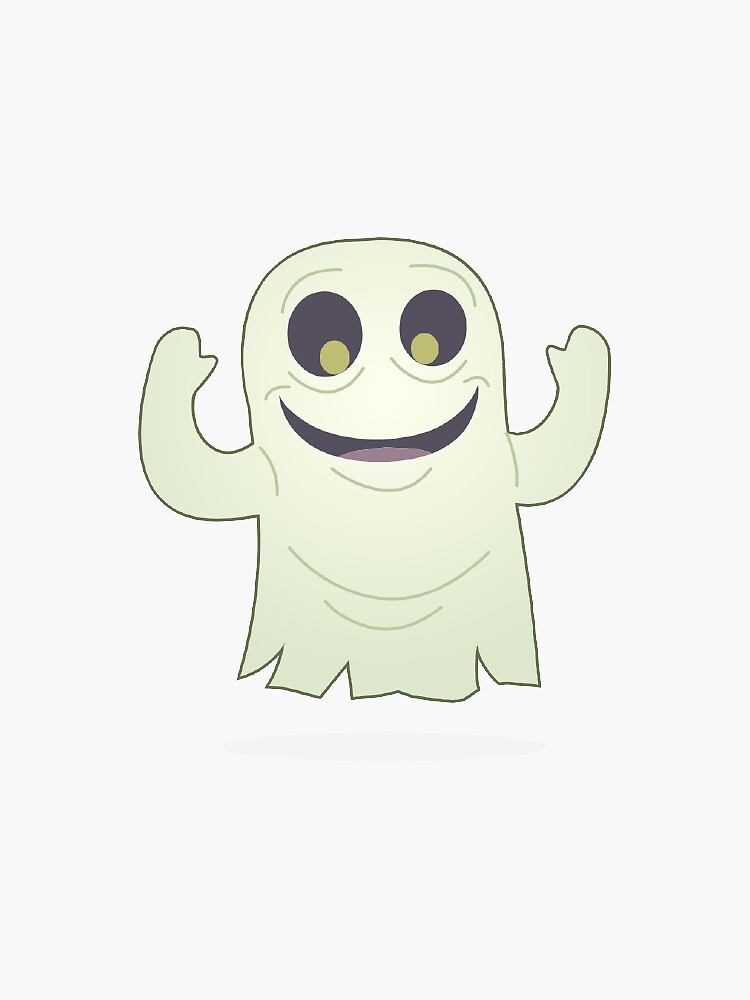 "Awhoo Ghost " Sticker for Sale by heyyah | Redbubble