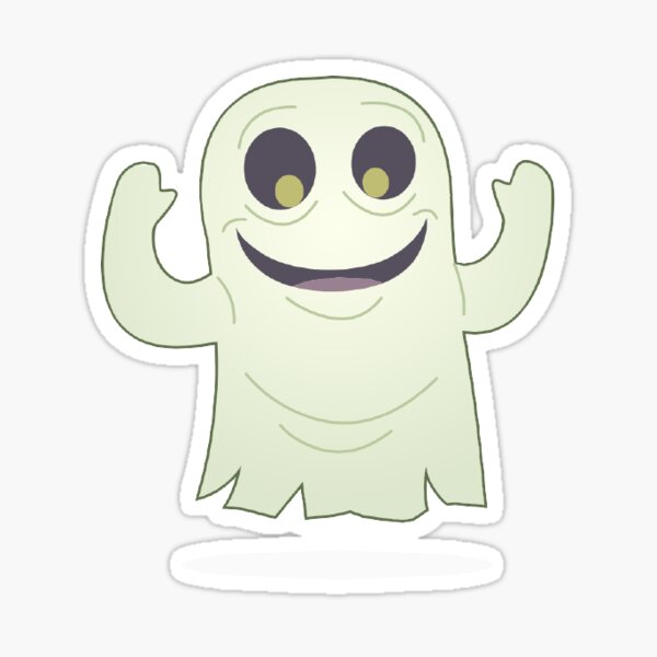 "Awhoo Ghost " Sticker for Sale by heyyah | Redbubble