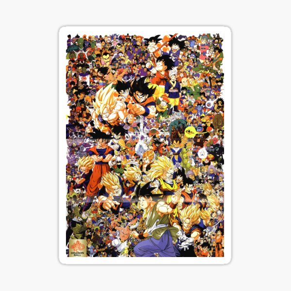 "Dragon Ball Z" Sticker for Sale by KumaraInc | Redbubble