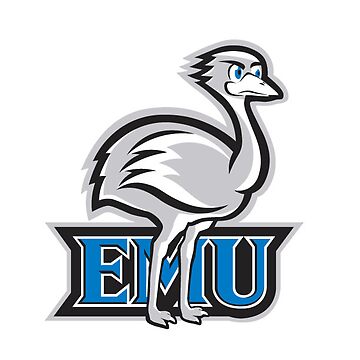 "EMU emu Sticker Royals Eastern Mennonite University Mascot" Cap for ...