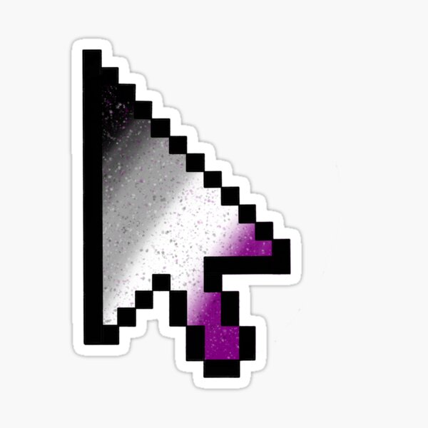 "Asexual Pride Computer Cursor" Sticker for Sale by brookelpetefish ...