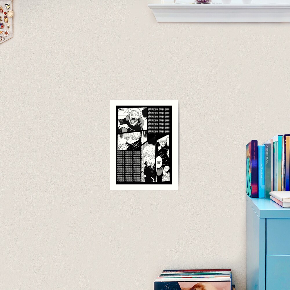 "Toge Inumaki Jujutsu Kaisen Manga Panel Anime Design " Art Print by ...