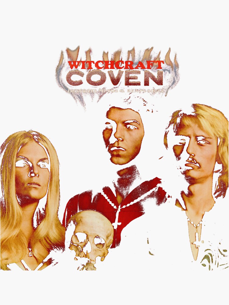 "Witchcraft Coven band " Sticker for Sale by MazzApp | Redbubble