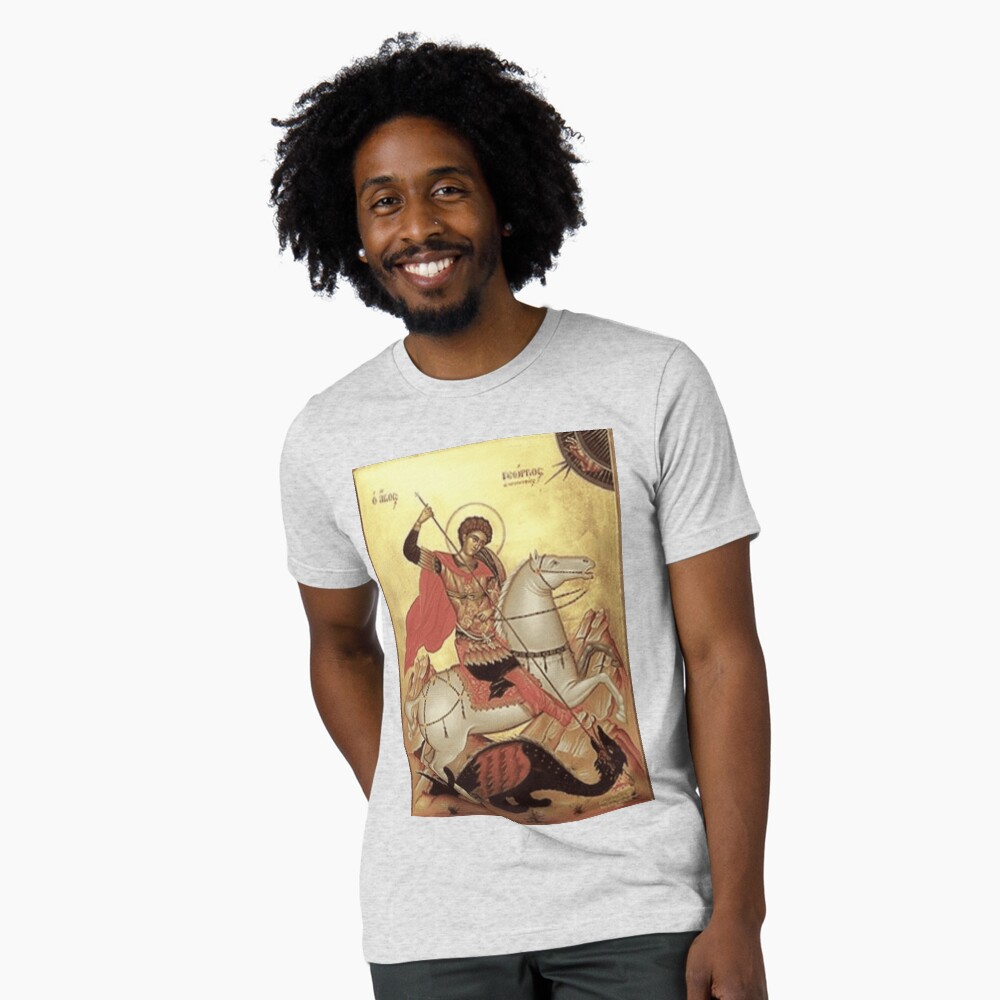 "St George kills the dragon" Sticker for Sale by silvapajic | Redbubble