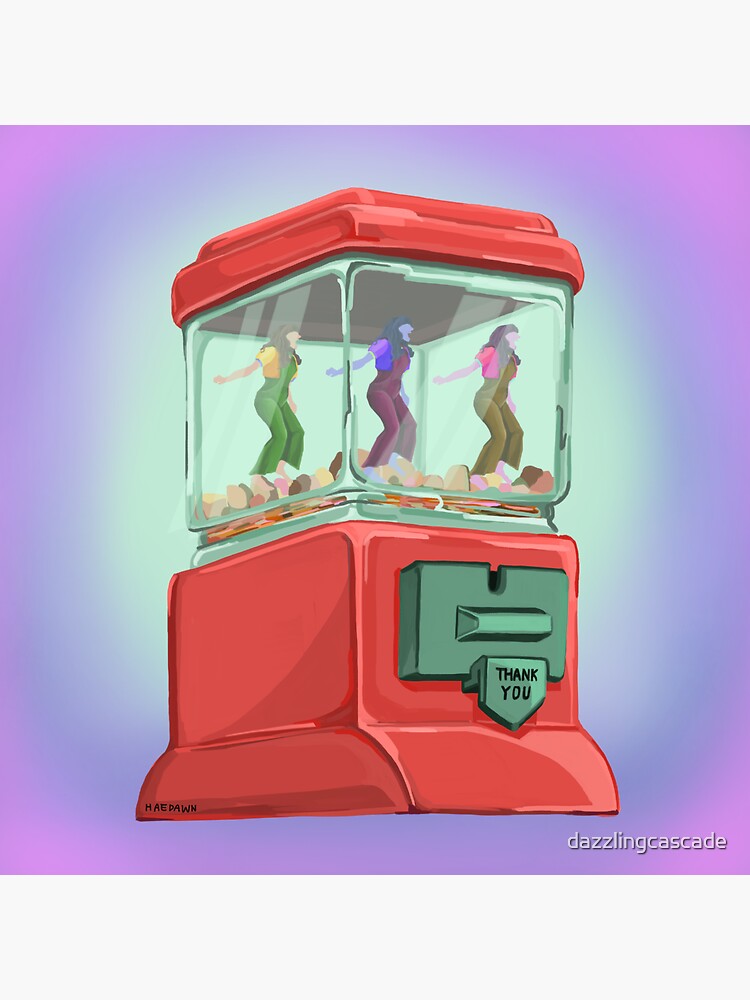 "gumball machine poster" Sticker by dazzlingcascade | Redbubble