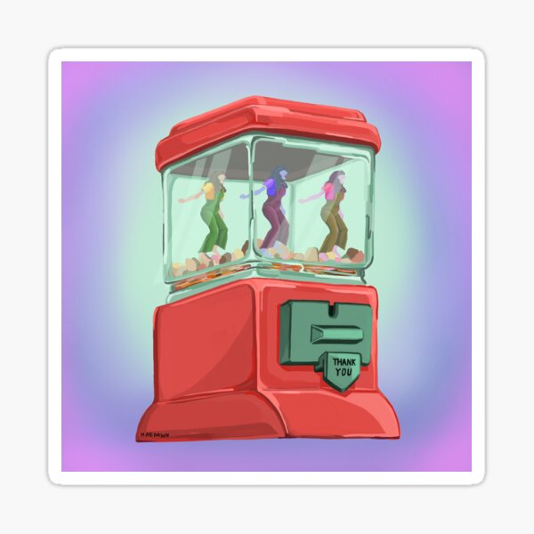"gumball machine poster" Sticker by dazzlingcascade | Redbubble