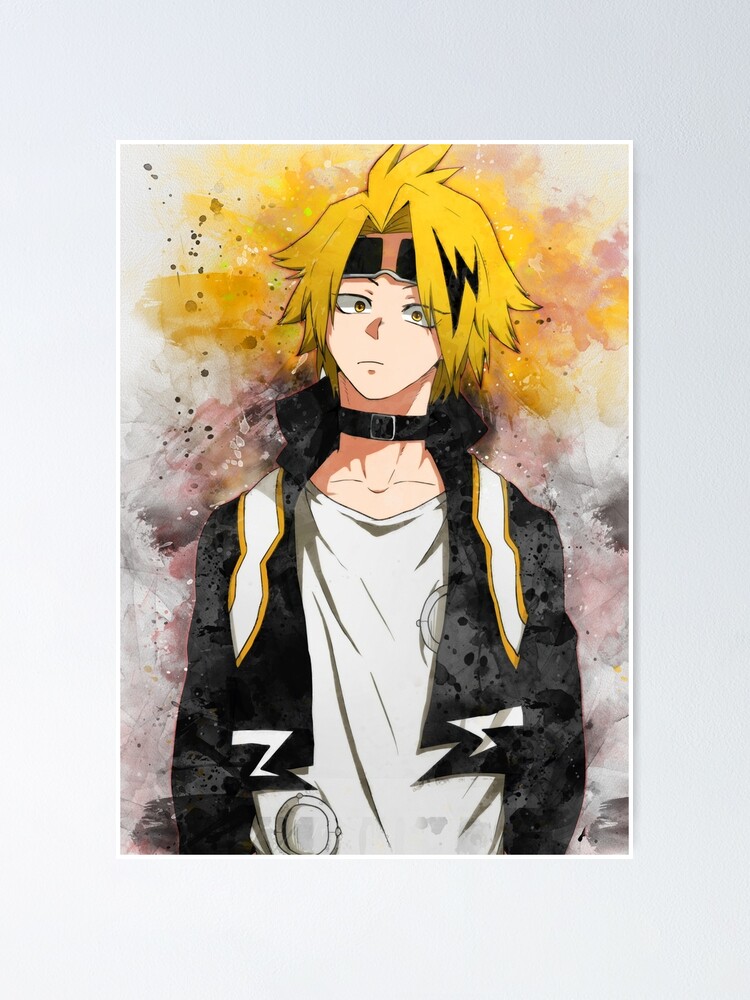 "My hero Academia - Denki Kaminari - Stun Gun Hero watercolor artwork ...