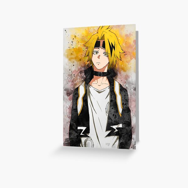 "My hero Academia - Denki Kaminari - Stun Gun Hero watercolor artwork ...