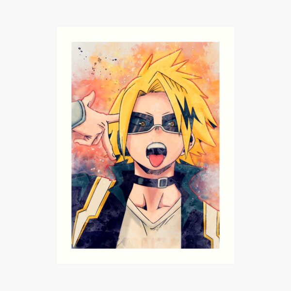 "My hero Academia - Denki Kaminari - Stun Gun Hero watercolor artwork ...