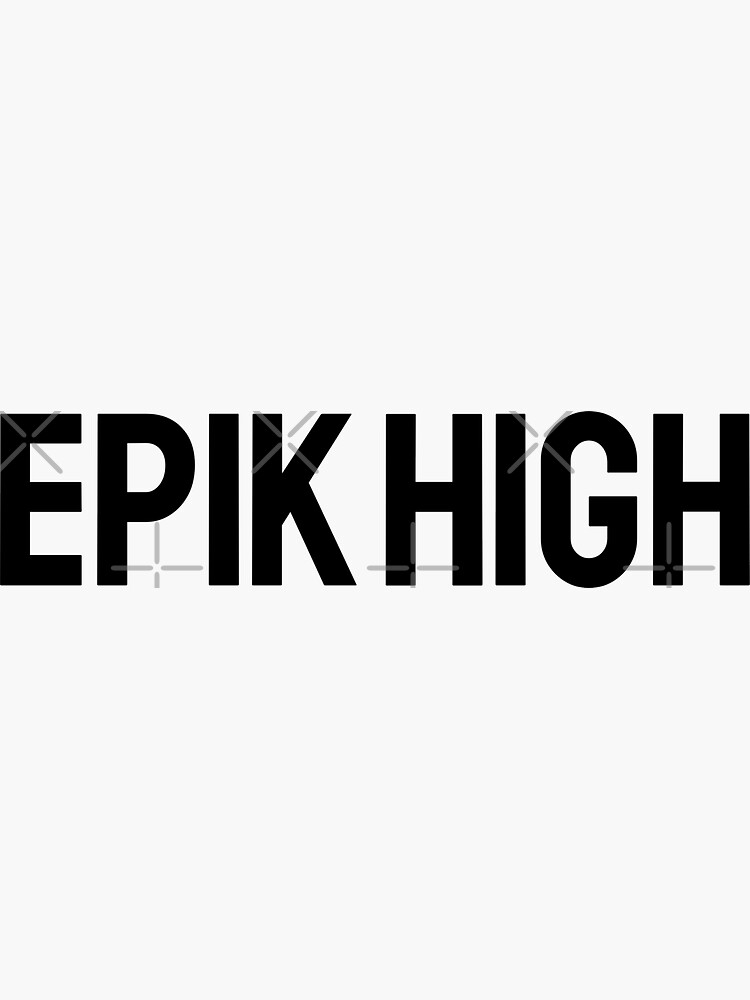 "EPIK HIGH khiphop merch" Sticker for Sale by pingupop | Redbubble