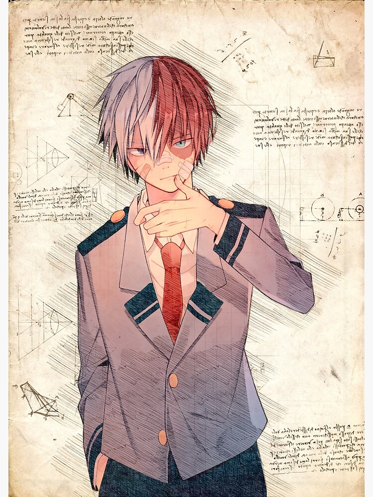 "My hero Academia - Shoto Todoroki - Shotoroki vintage artwork" Art ...