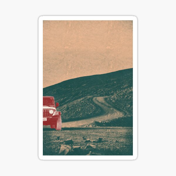 "4x4 Overlander retro design" Sticker for Sale by NaturalSkeptic ...
