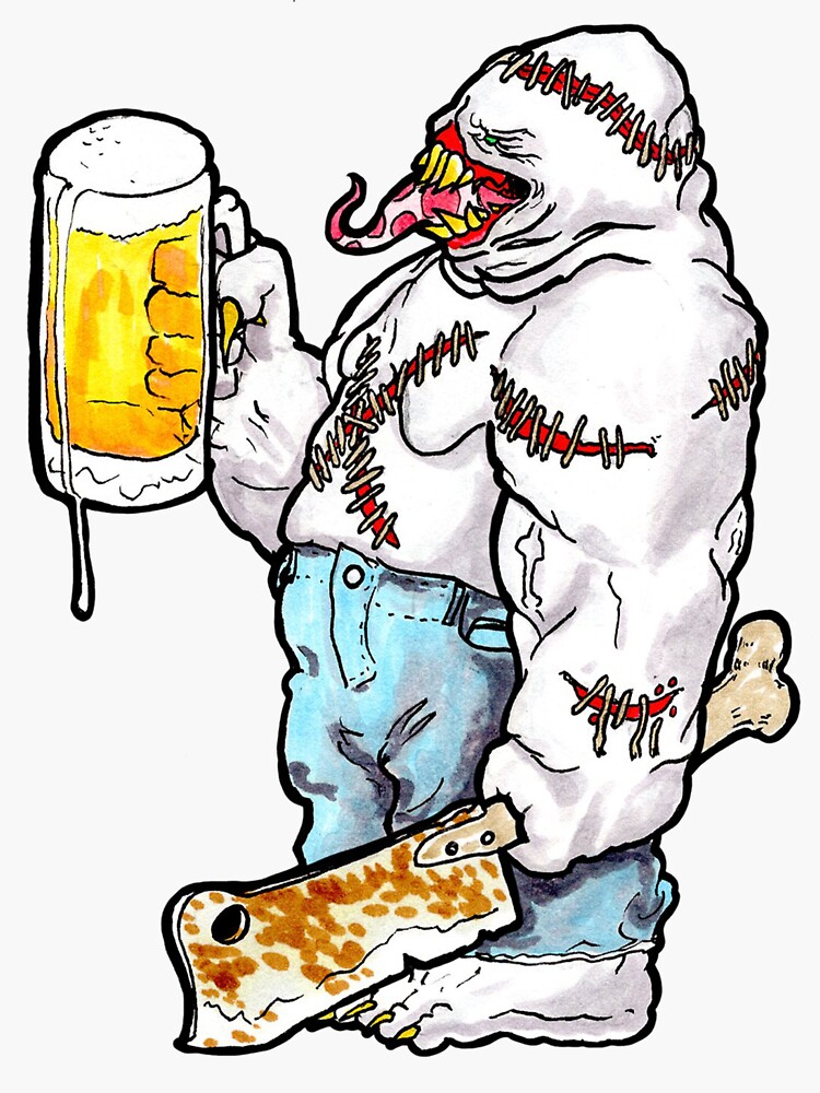 "Zombo" Sticker by DonglesArt | Redbubble