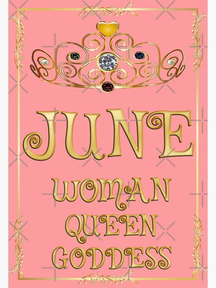 "June - woman - queen - goddess" Poster for Sale by madrigenum | Redbubble