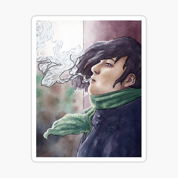 "Cold Breath" Sticker for Sale by Darekaart | Redbubble
