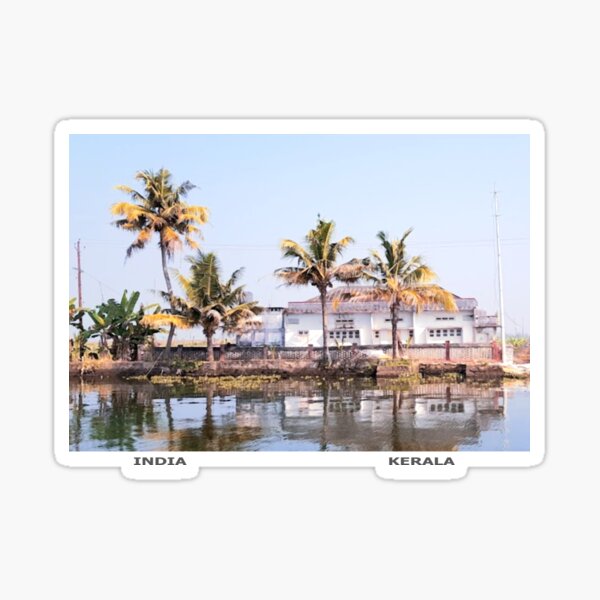 "beauty of india ( kerala )" Sticker for Sale by kantindustries | Redbubble