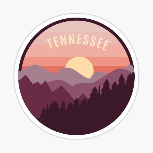 "Tennessee State Circle" Sticker by mlvonder02 | Redbubble